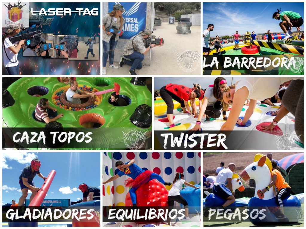 HUMOR AMARILLO Y LASER TAG PARA NIÑOS Y ADULTOS ~ Lobos & Caperucitas